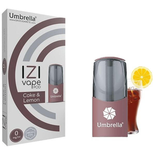 Umbrella Tekućina za e-cigarete, Izi Vape Pod Coke & Lemon 20 mg ...